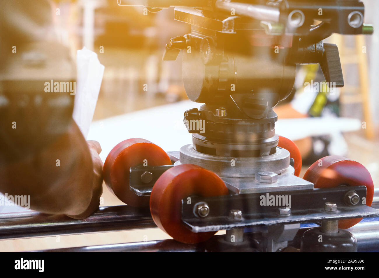 Film industry. detail image of film industry equipment Stock Photo - Alamy