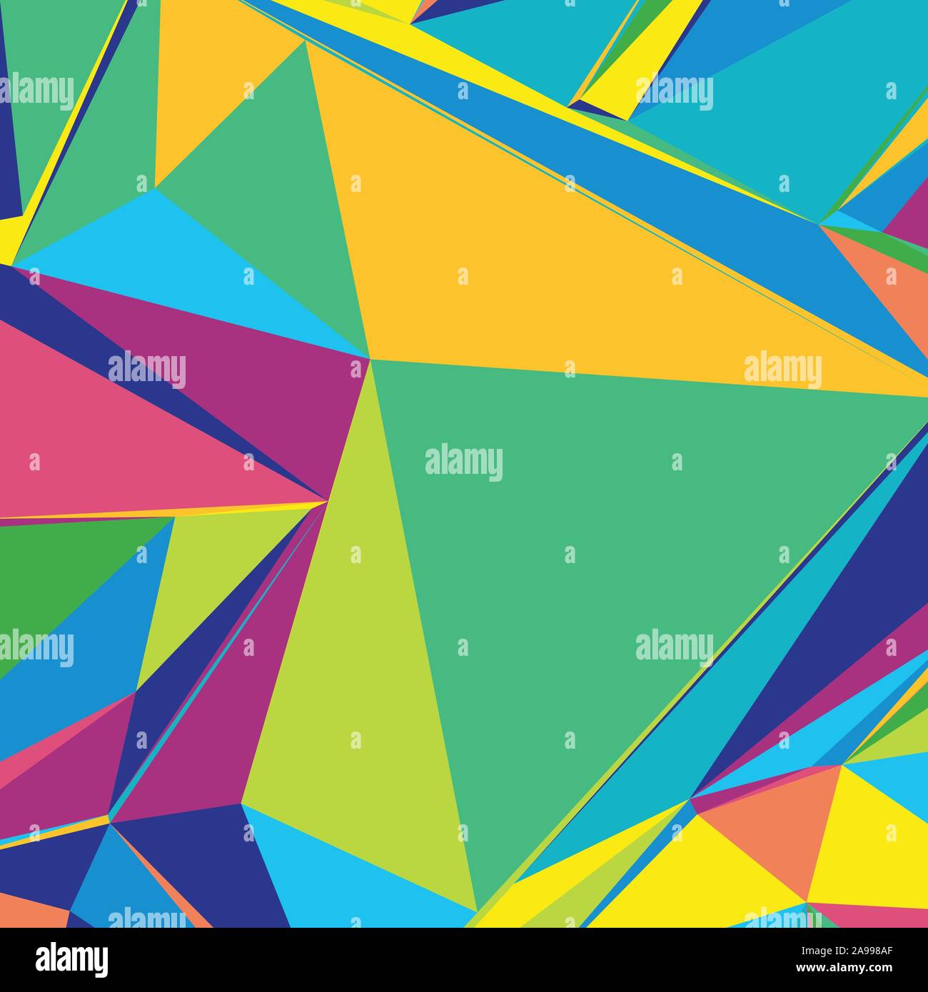 Abstract background with colorful triangles for magazines, booklets or ...