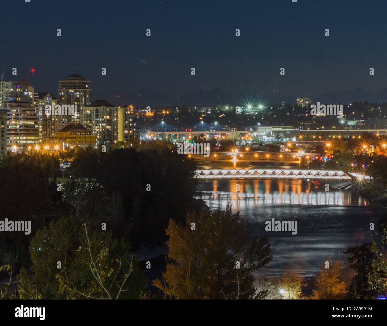 Calgary bow river pathway hi-res stock photography and images - Alamy
