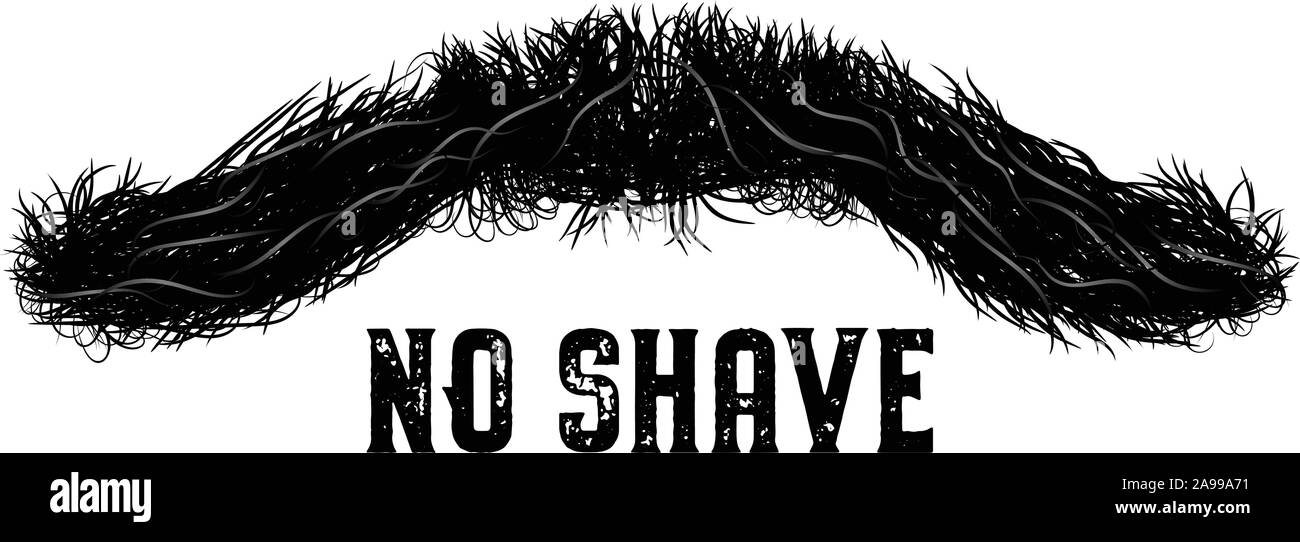 Mustache sign or label as a symbol of masculinity Stock Vector Image ...