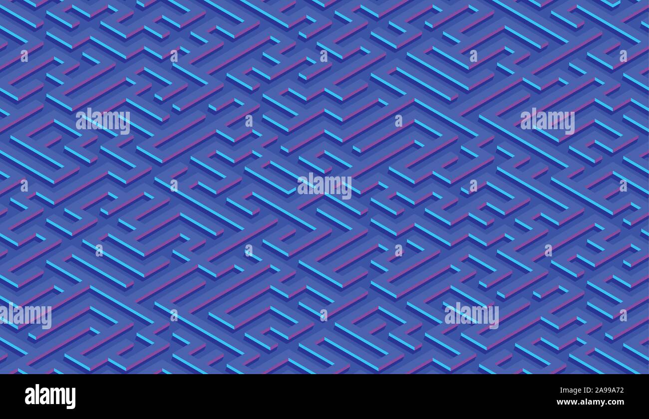 Maze pattern abstract background with labyrinth for poster or wallpaper ...