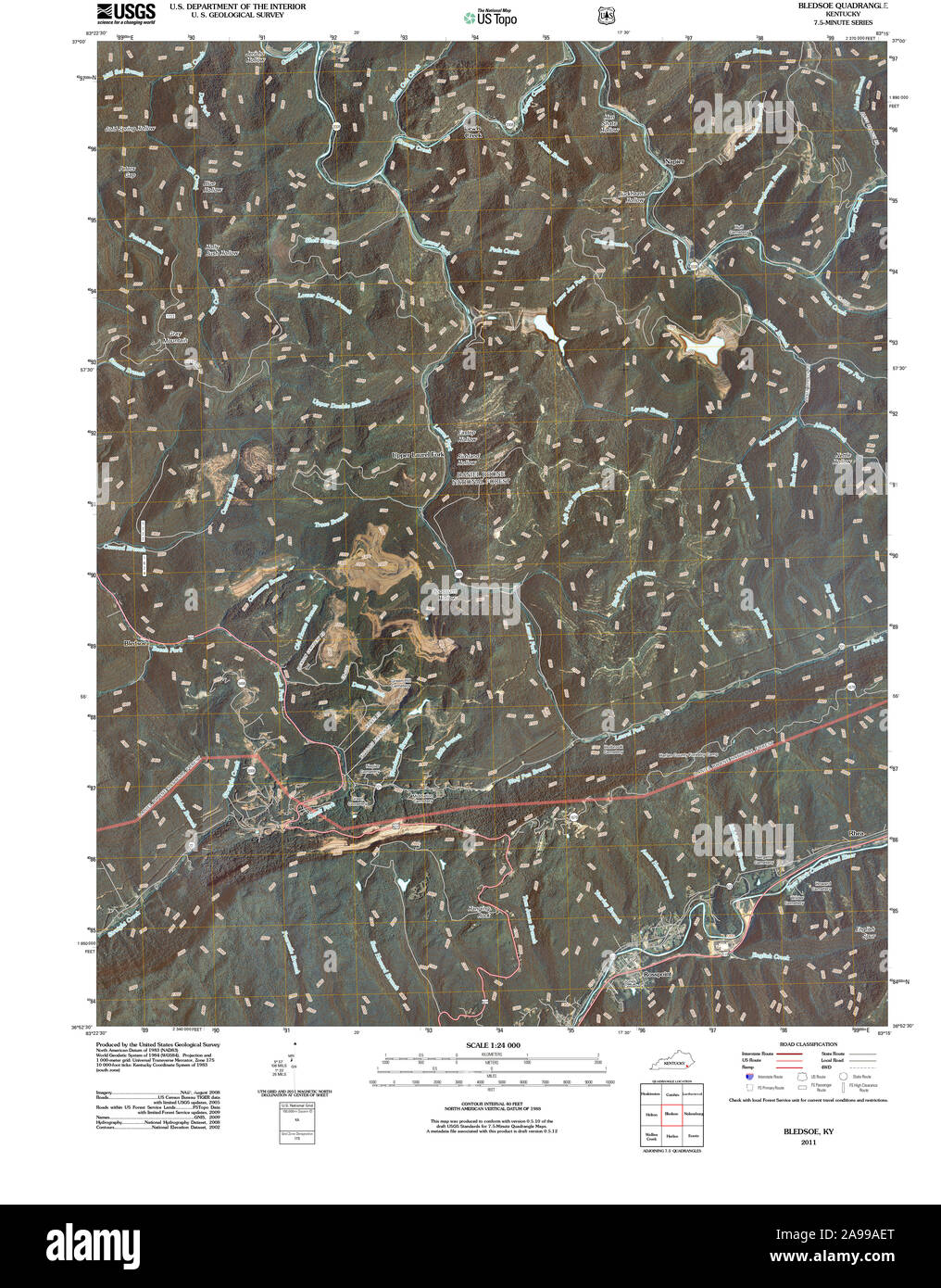 Historical map of kentucky hi-res stock photography and images - Alamy