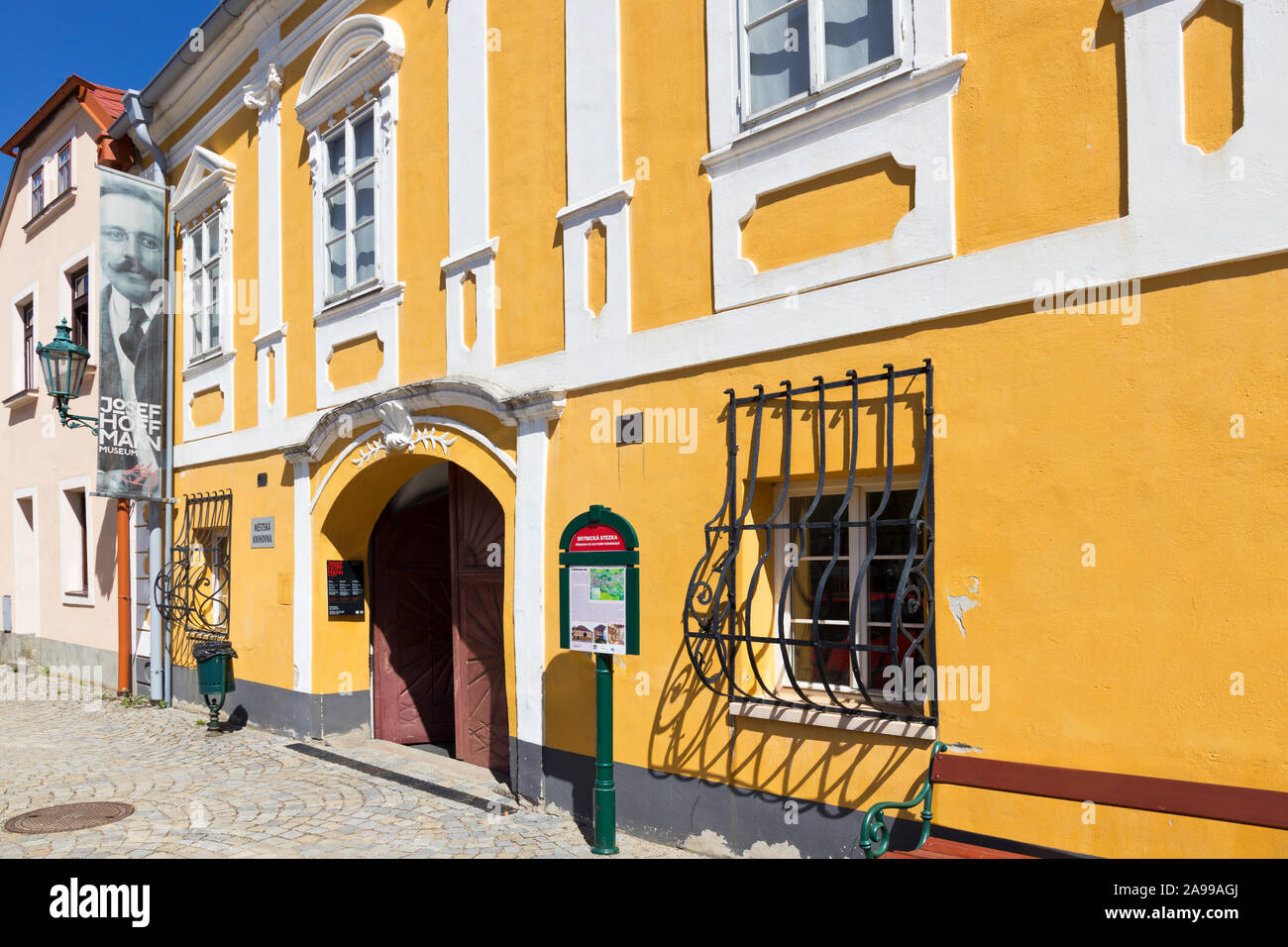 Muzeum a rodný dům Josefa Hoffmanna, Brtnice, Vysočina, Česká republika ...