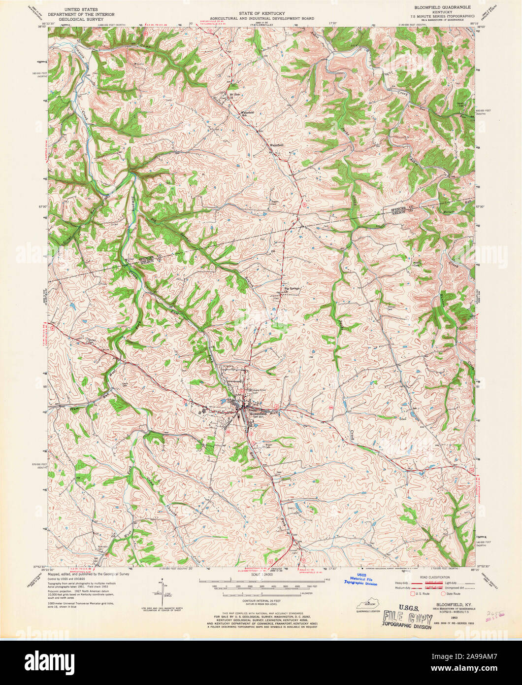 Map of bloomfield hi-res stock photography and images - Alamy