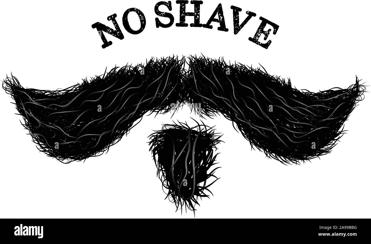 Mustache sign or label as a symbol of masculinity Stock Vector Image ...