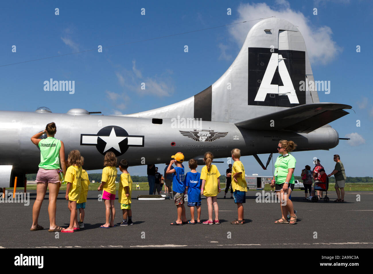 World War II era B-29 Superfortress 'Fifi' on display at the 2015 Heavy ...