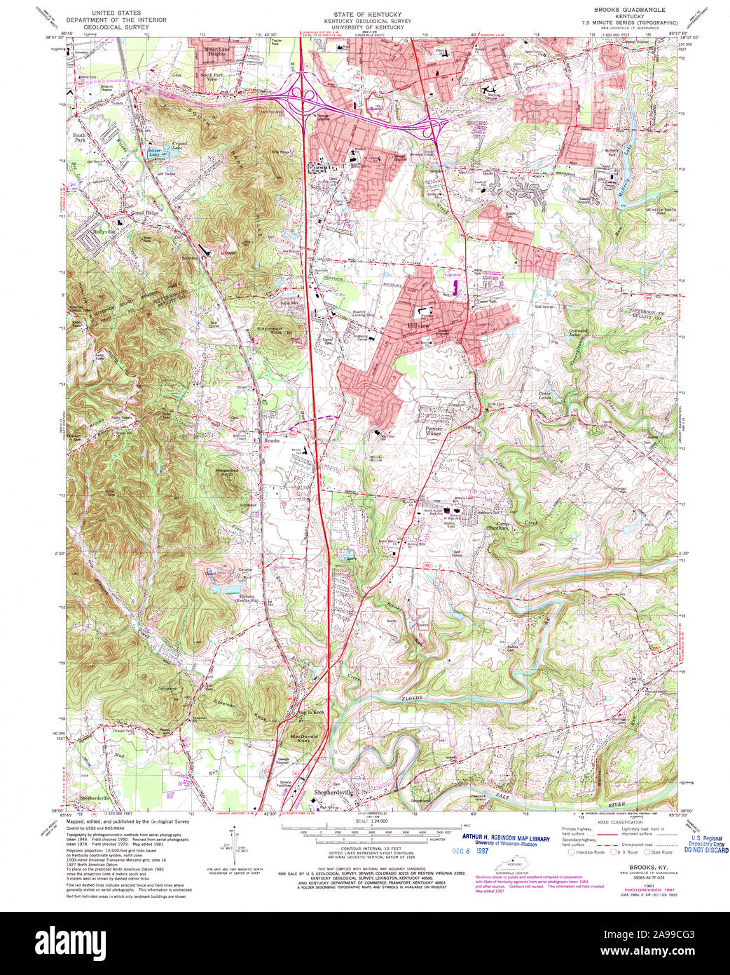 Brooks map Cut Out Stock Images & Pictures - Alamy