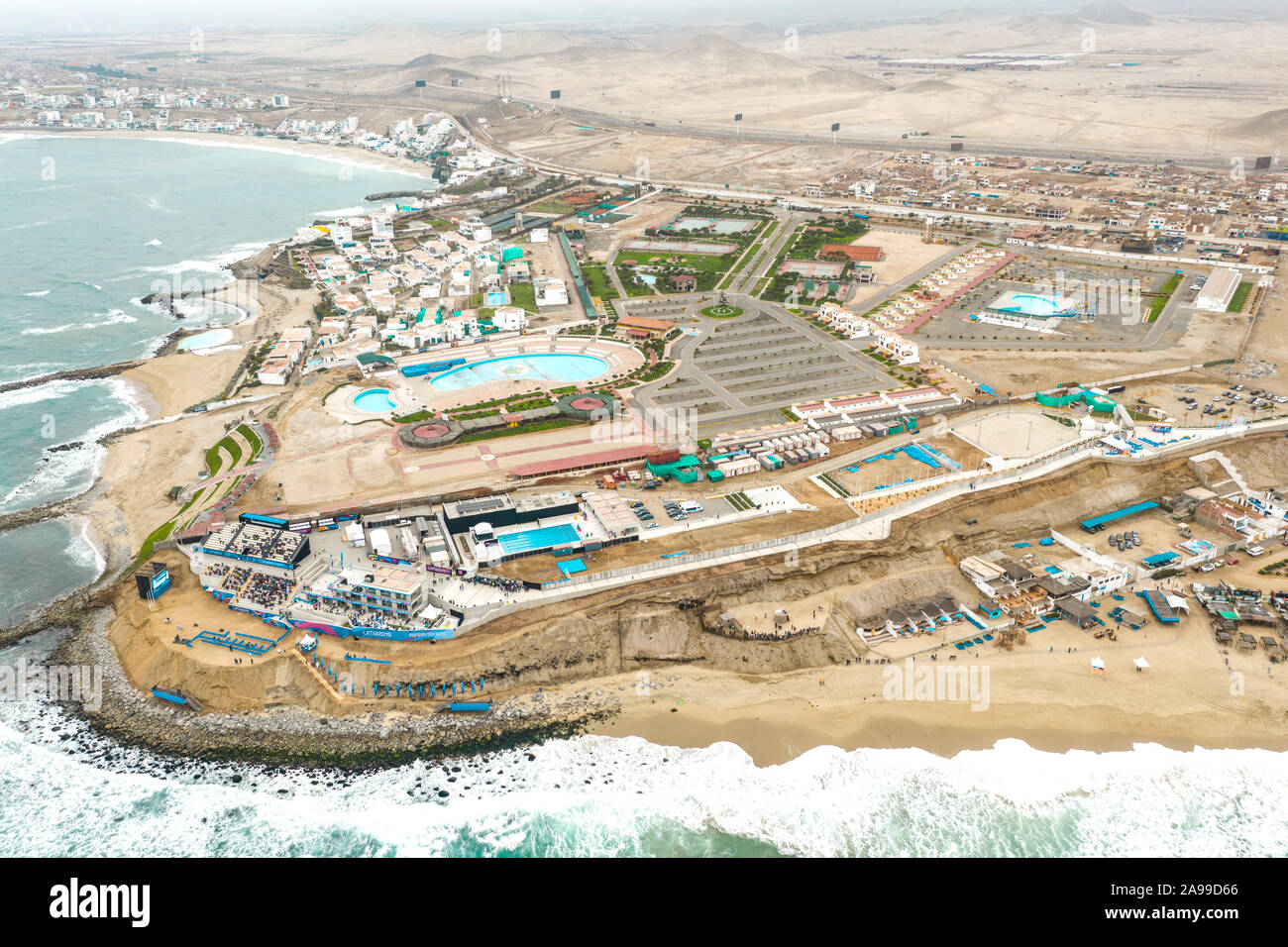 Punta Negra, Perú - July 29 2019, Lima Pan American Games 2019, Surf ...