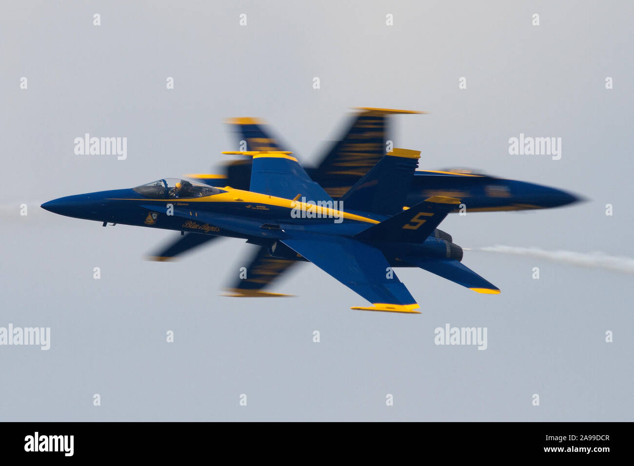 Blue angels perform synchronized hi-res stock photography and images ...