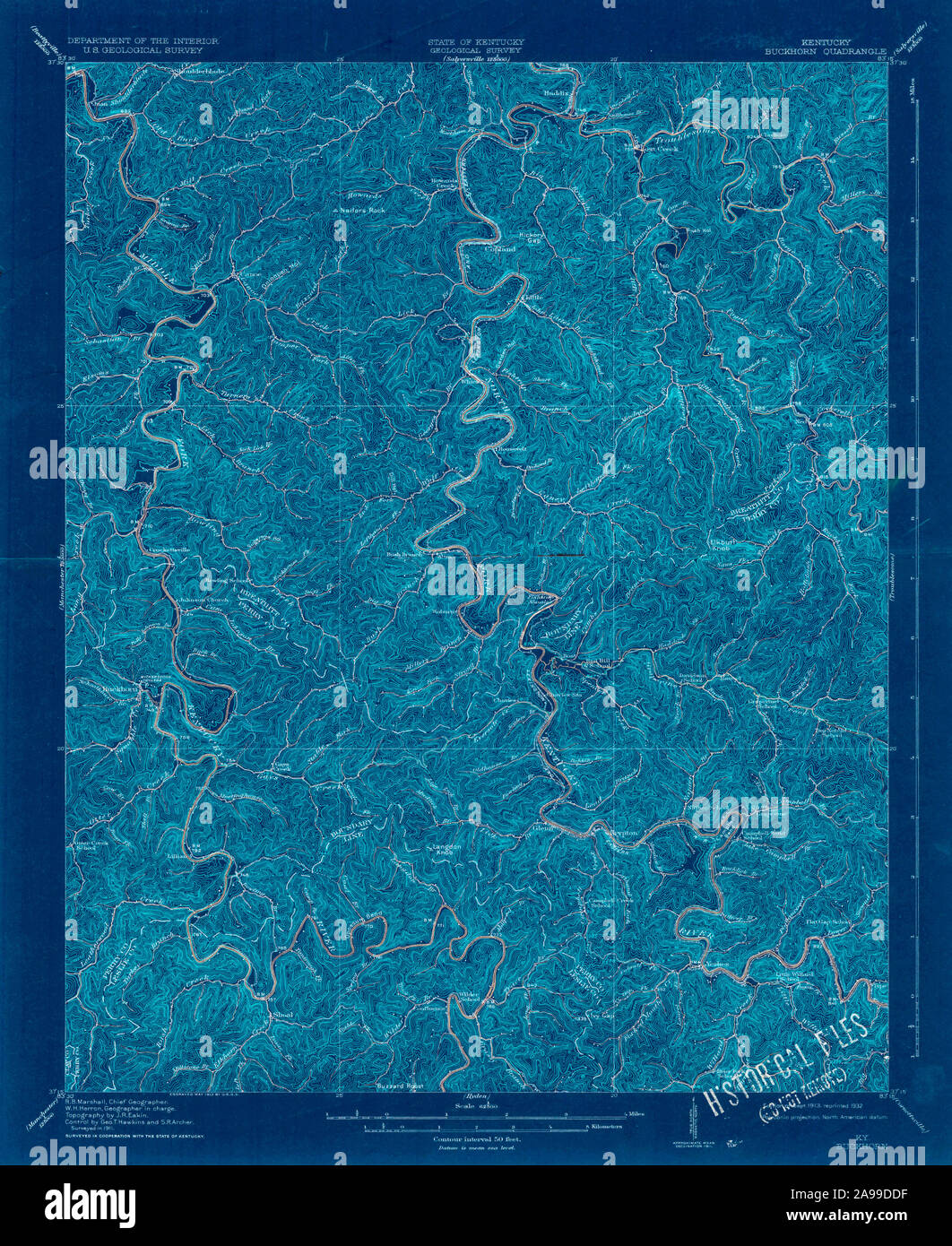 1913 kentucky map hi-res stock photography and images - Alamy