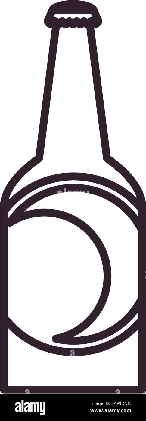 bottle icon design, Drink beverage liquid menu restaurant store and ...