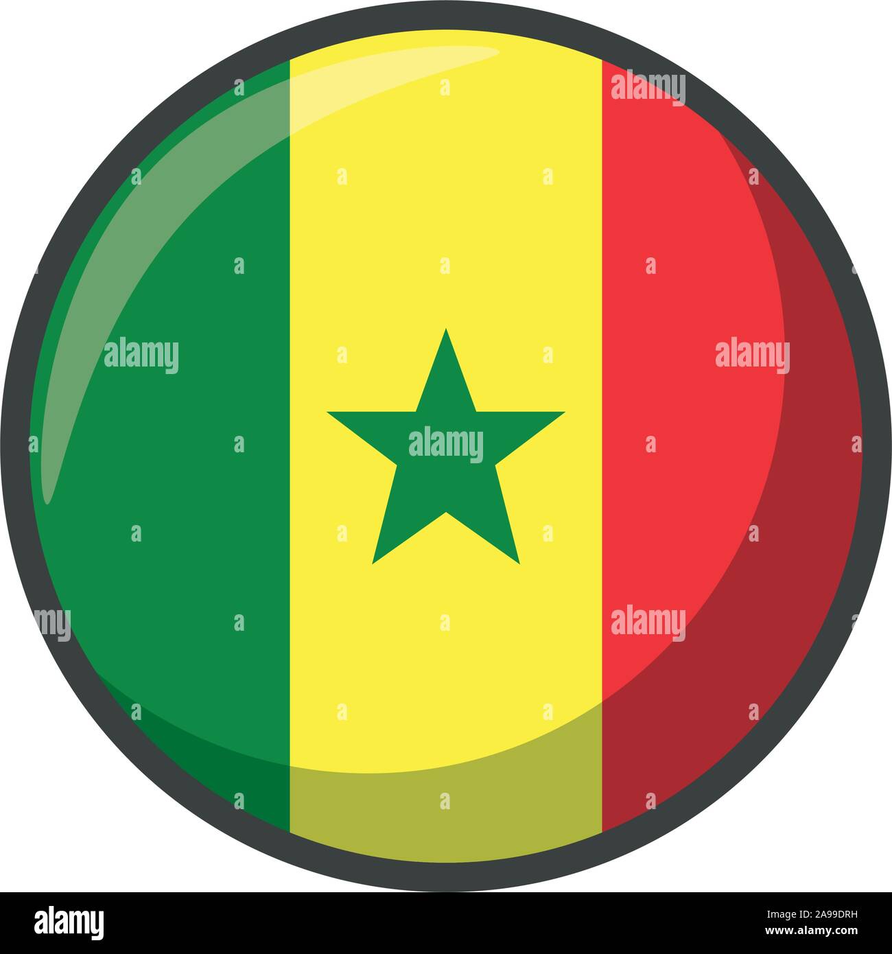 senegal flag design, country national state patriotism united world and ...