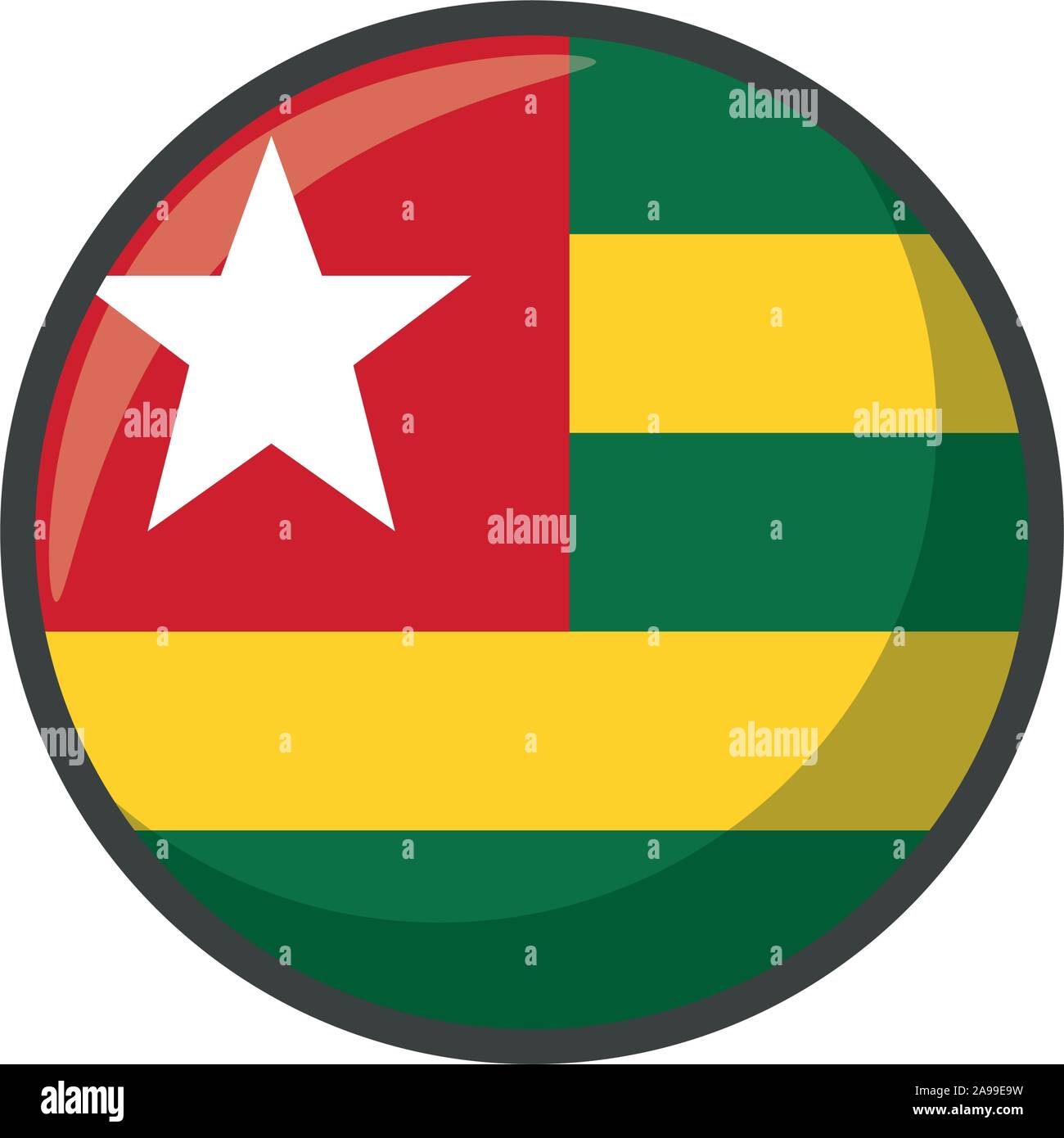 Togo flag design, country national state patriotism united world and ...
