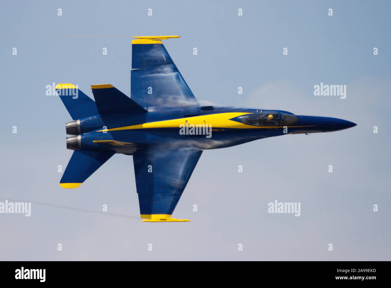 The United States Navy flight demonstration squadron 'The Blue Angels ...