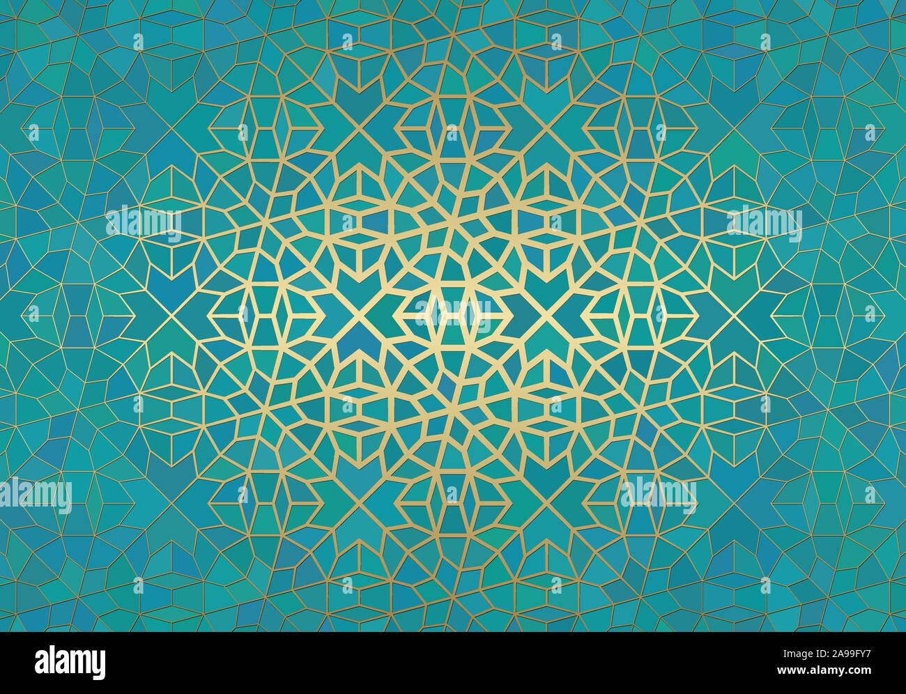 Abstract background with islamic ornament, arabic geometric texture ...