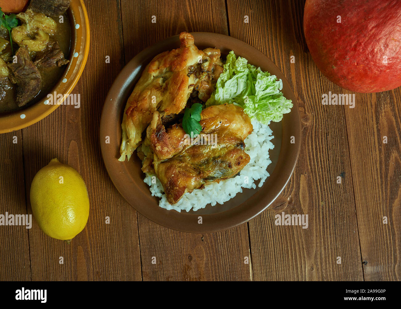 Kati Kati chicken, grilled chicken ith Moroccan spices . Cameroonian ...