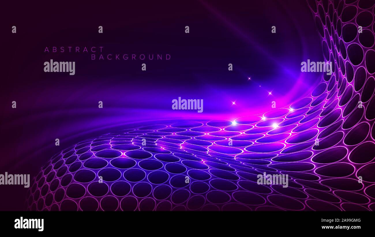 An abstract background of distorted plane with light effect in vector ...