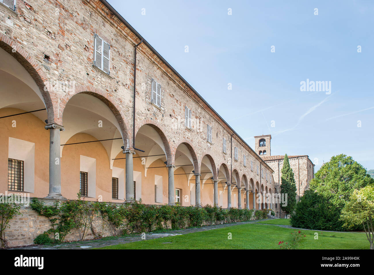 Italy, Bobbio, San Colombano Abbey Stock Photo - Alamy