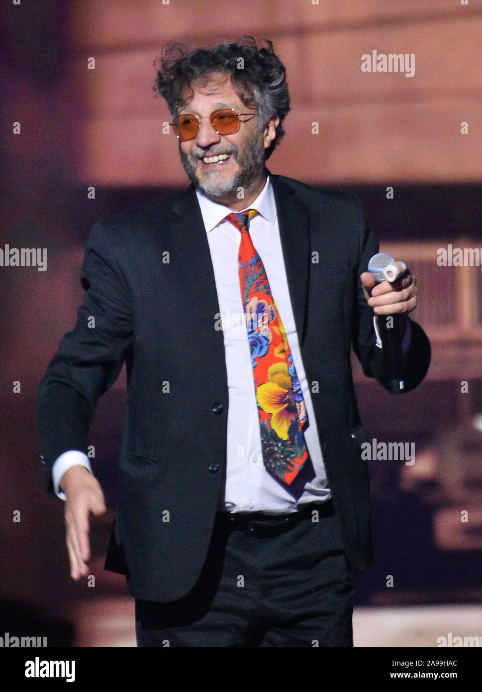 Las Vegas, United States. 13th Nov, 2019. Musician Fito Paez performs ...