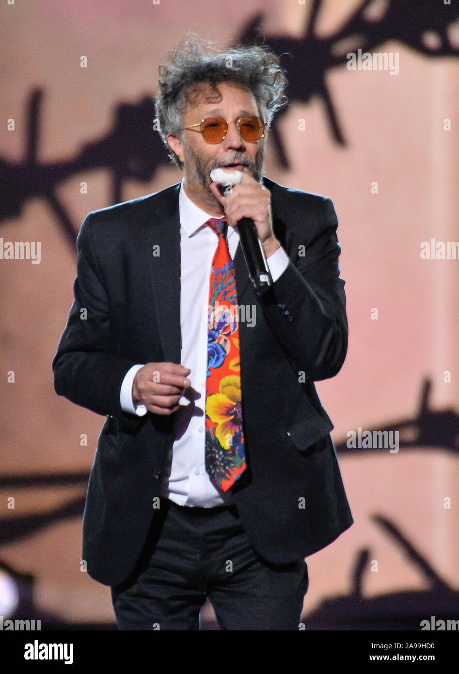Las Vegas, United States. 13th Nov, 2019. Musician Fito Paez performs ...