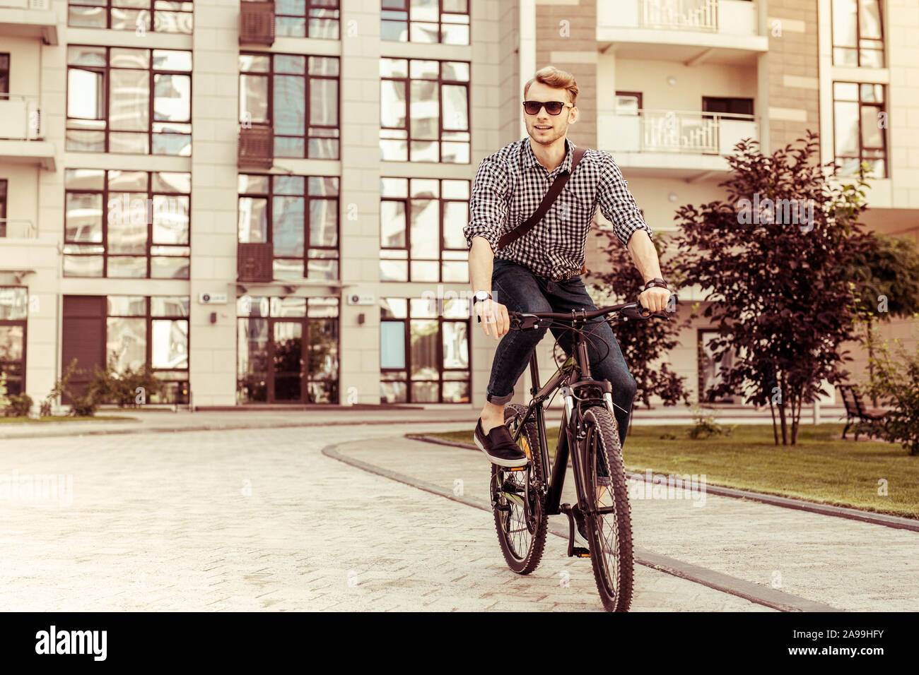 Tall handsome blonde hi-res stock photography and images - Alamy