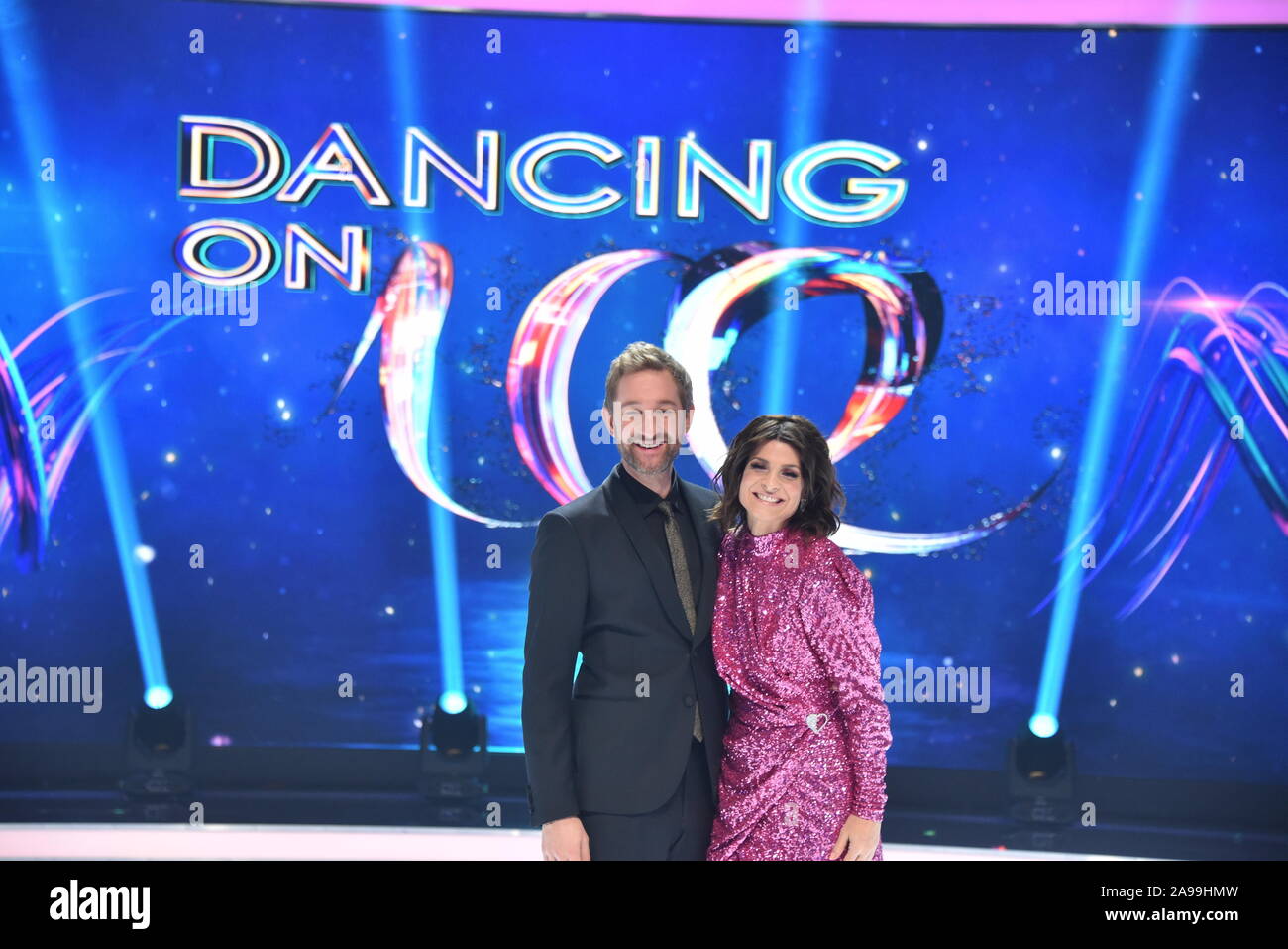 Cologne, Germany. 13th Nov, 2019. Presenters Daniel Boschmann and ...