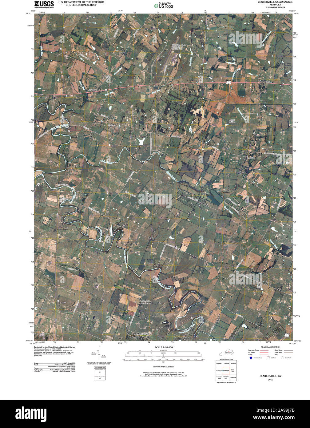 Map of centerville hi-res stock photography and images - Alamy