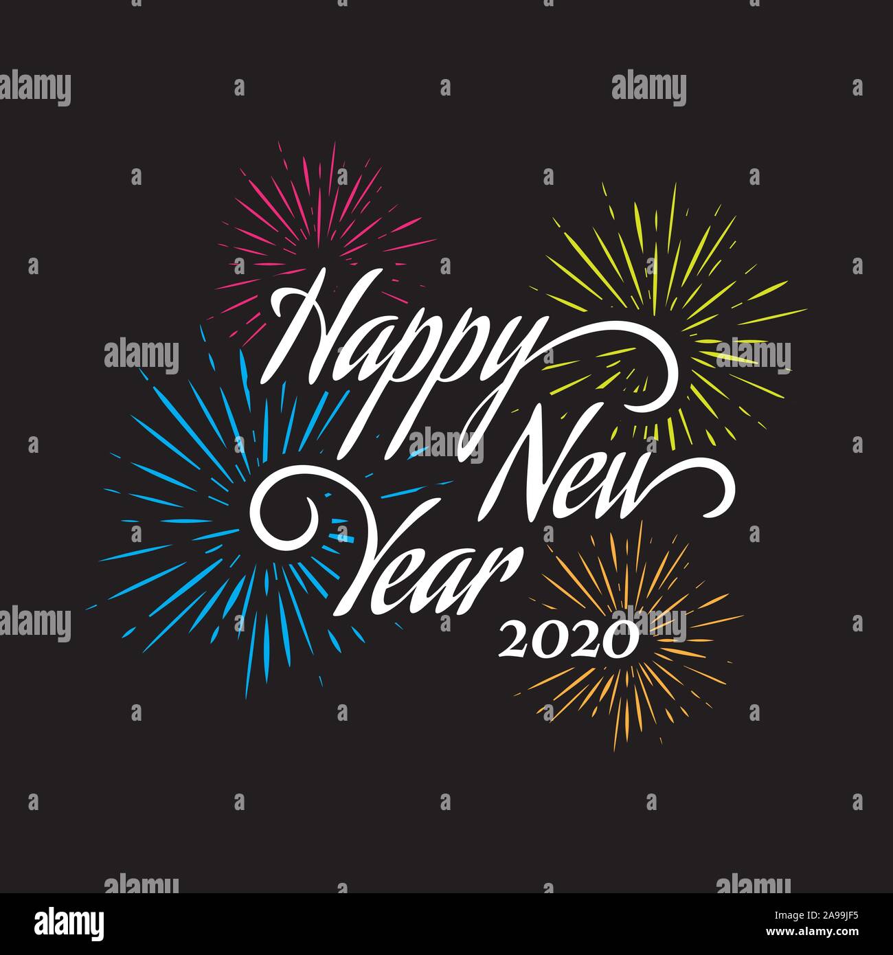 Fireworks vector vectors hi-res stock photography and images - Alamy