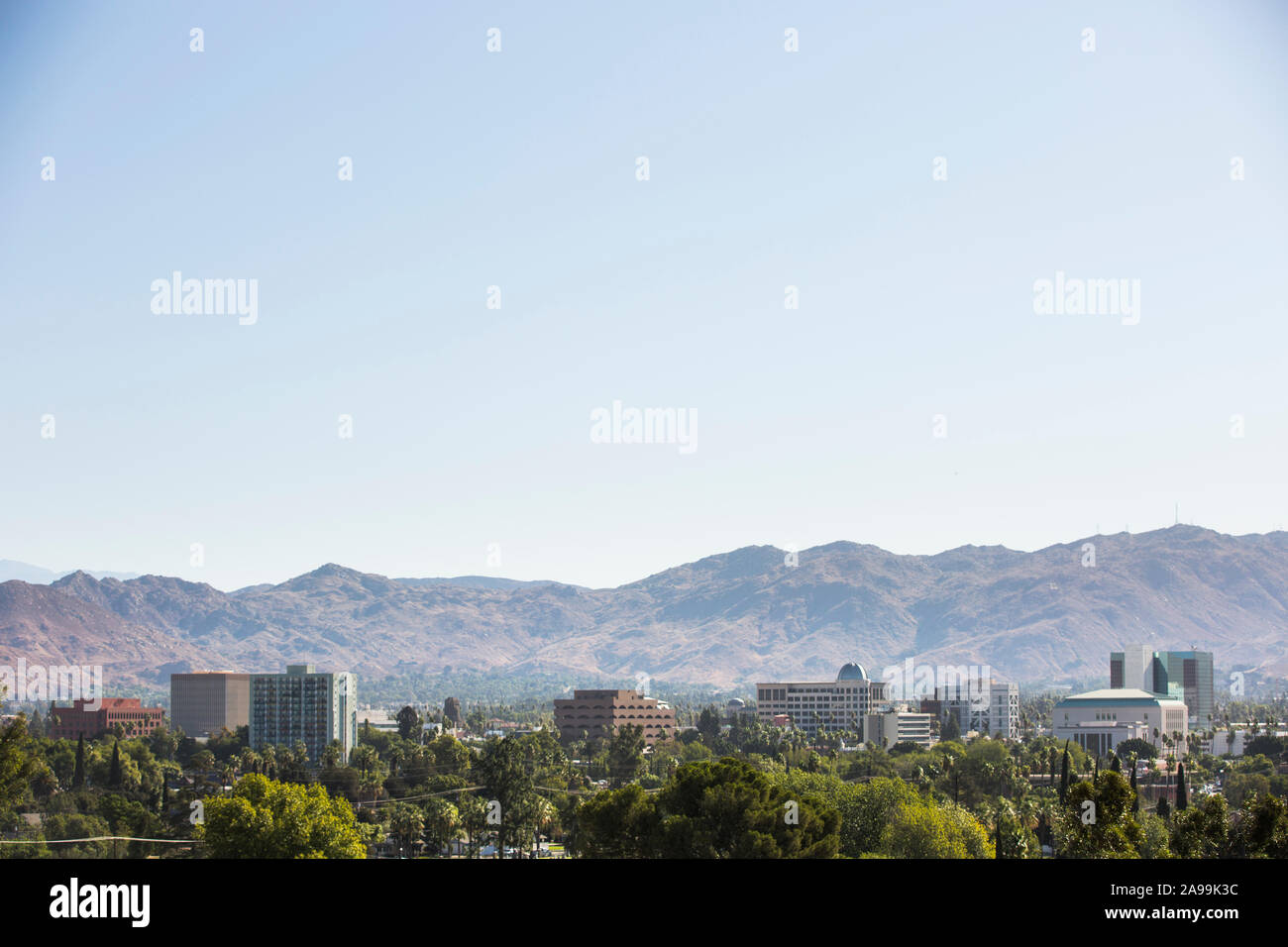 Daytime view of downtown Riverside, California, USA Stock Photo - Alamy