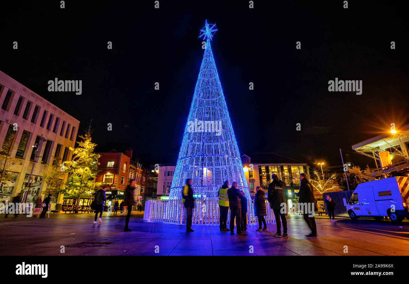 The williamson square walk through christmas tree hi-res stock ...