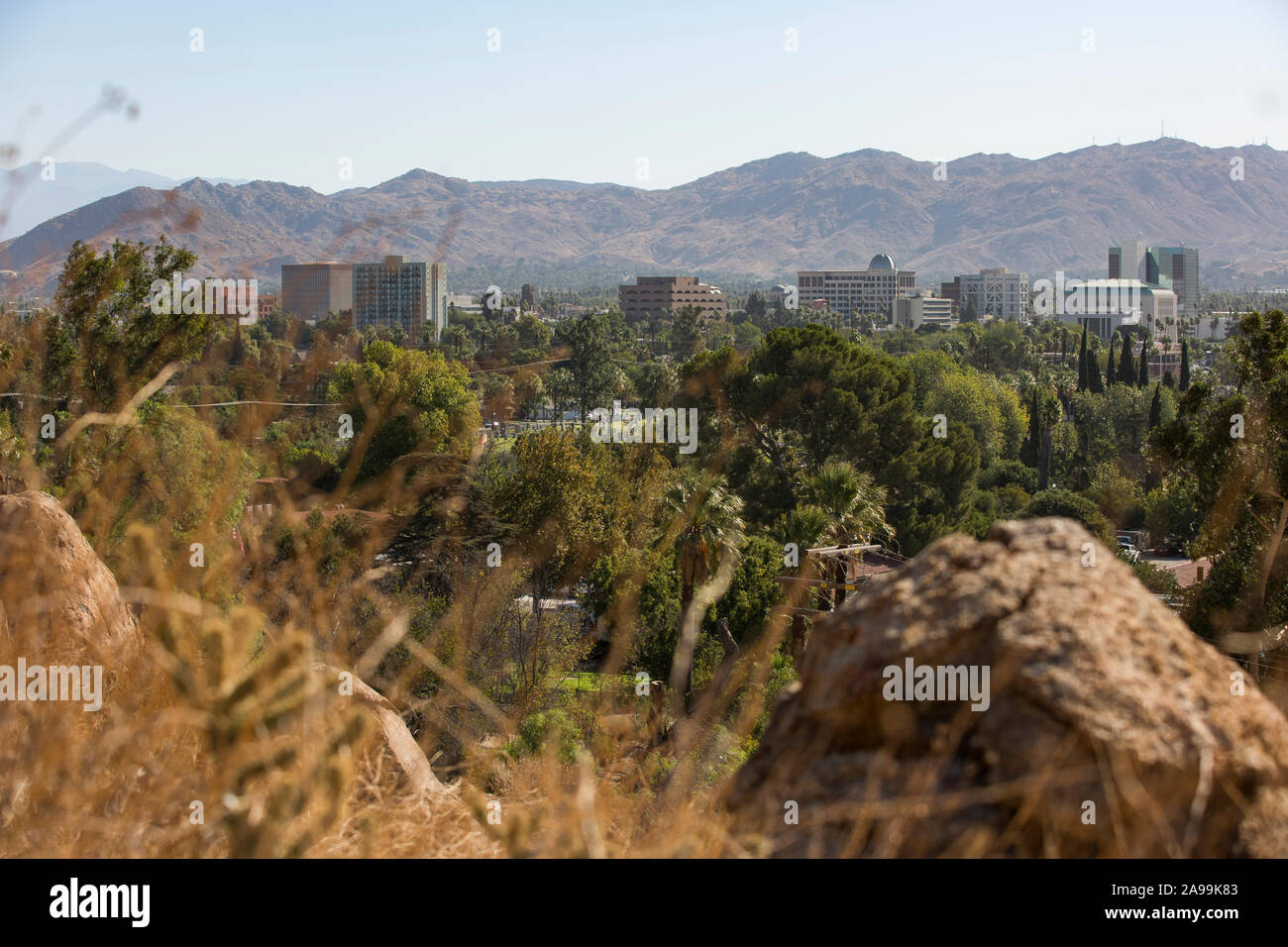 Daytime view of downtown Riverside, California, USA Stock Photo - Alamy