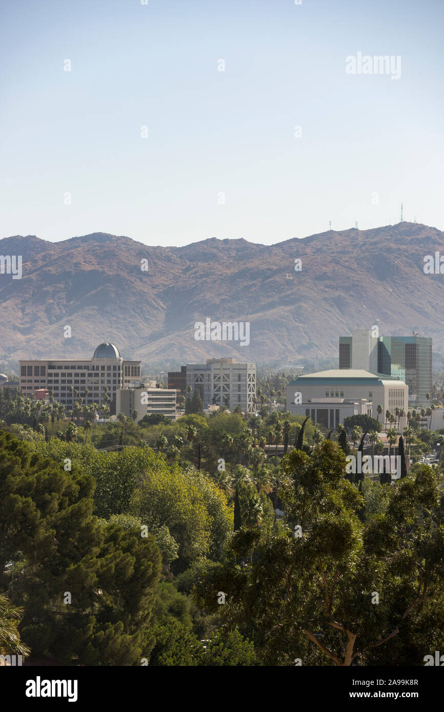 Daytime view of downtown Riverside, California, USA Stock Photo - Alamy