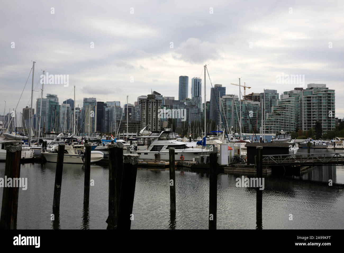 Vancouver view from Stanley Park, Vancouver, America Stock Photo - Alamy