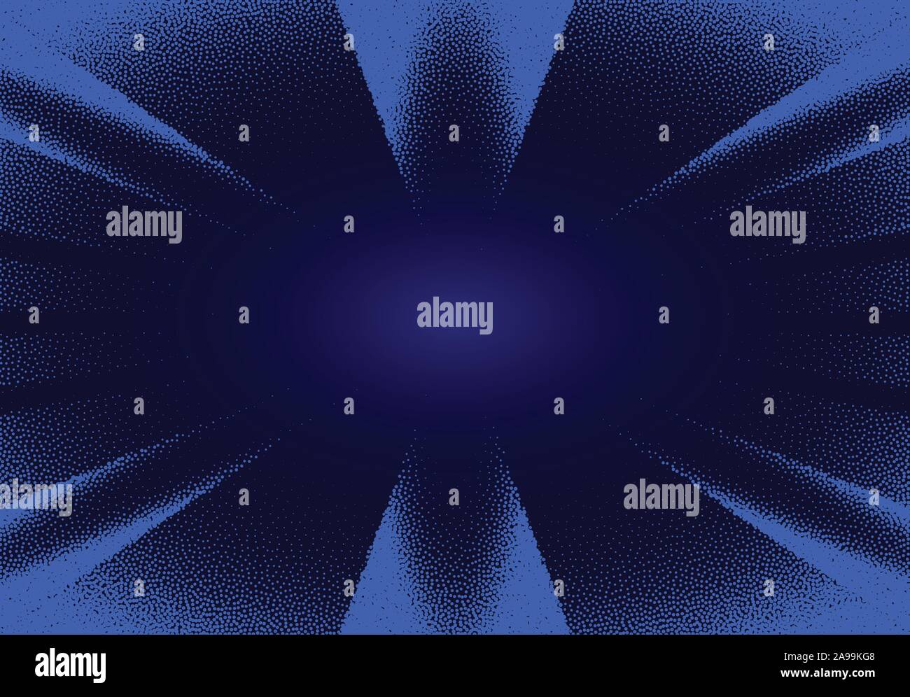 Dotwork sun rays card with stippled dots in vintage or grungy tattoo ...