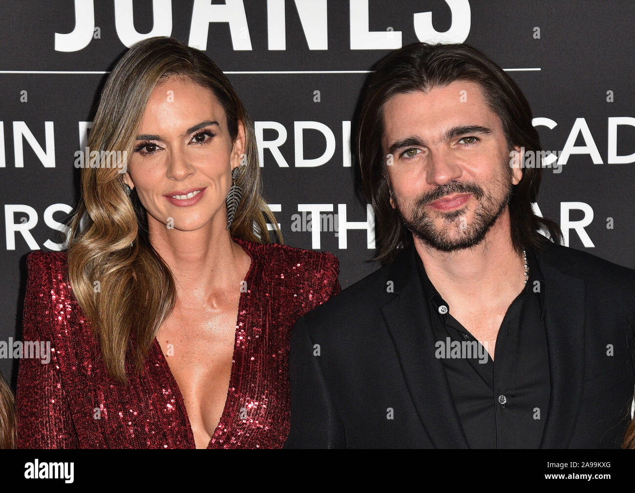 Las Vegas, NV, USA. 13th Nov, 2019. Karen Martínez, and husband honoree ...