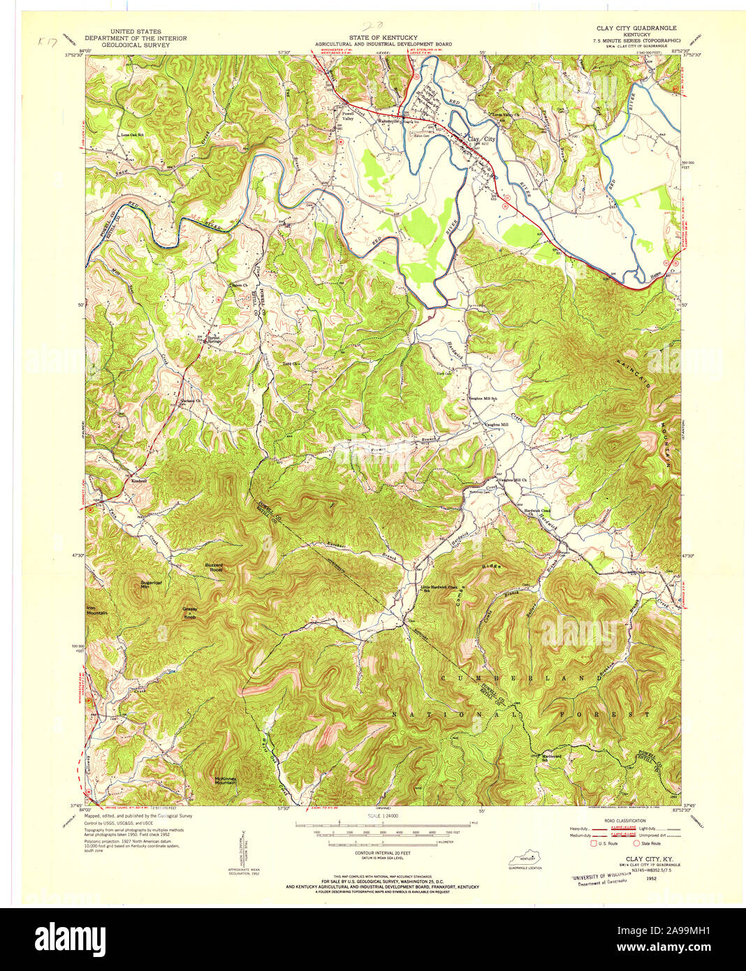 Clay city kentucky Cut Out Stock Images & Pictures - Alamy