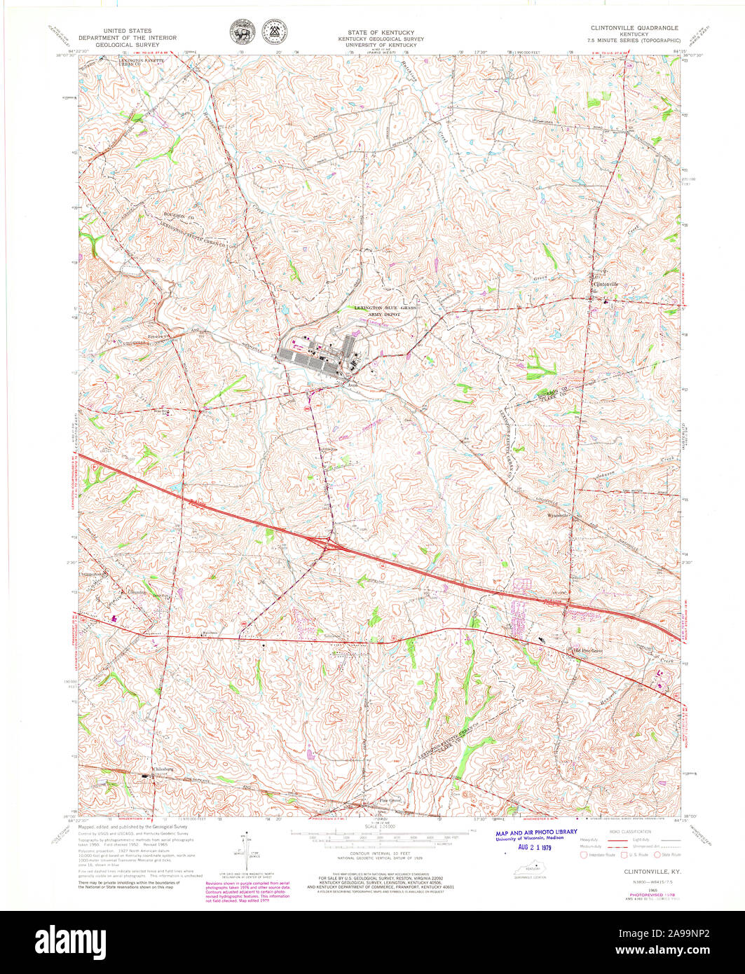 Clintonville map Cut Out Stock Images & Pictures - Alamy