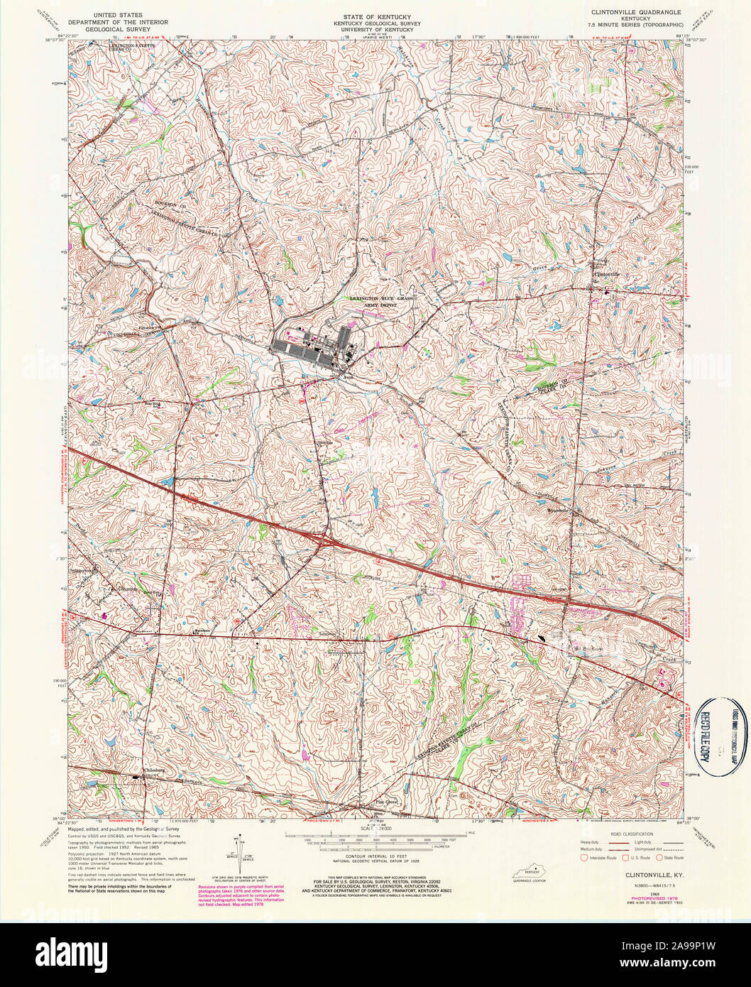 Map of clintonville hi-res stock photography and images - Alamy