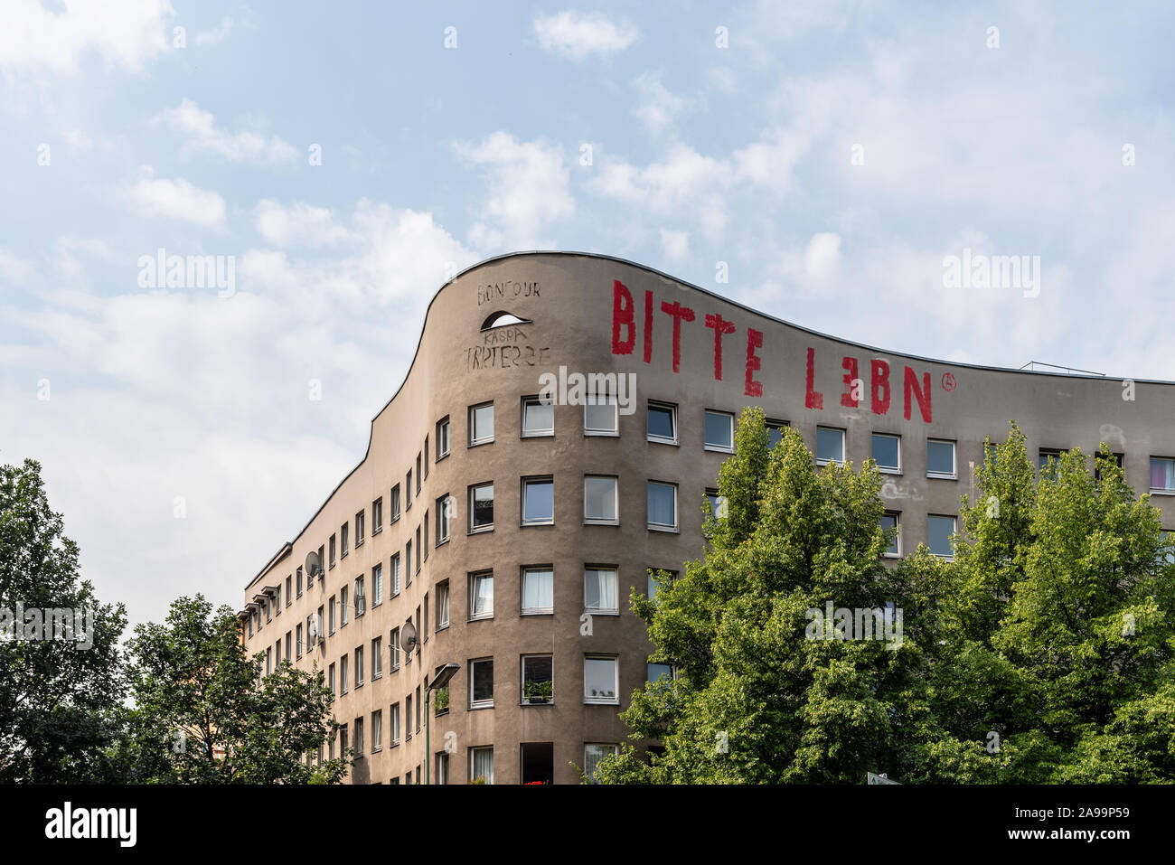Berlin, Germany - July 29, 2019: Bonjour Tristesse, Hello Sadness ...
