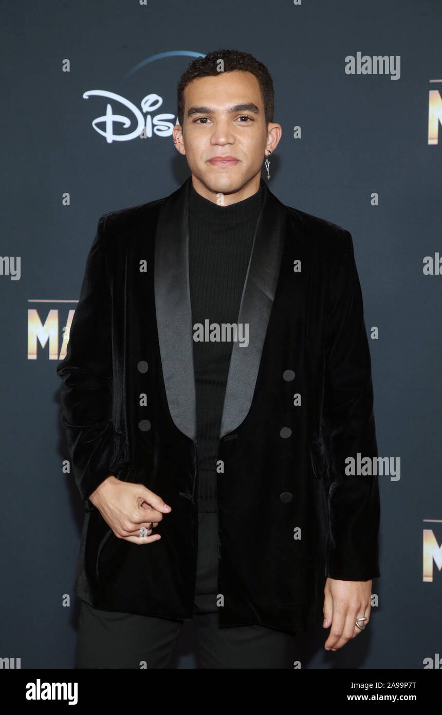 Los Angeles, USA. 13th Nov, 2019. Adam Faison, at Premiere Of Disney 's ...