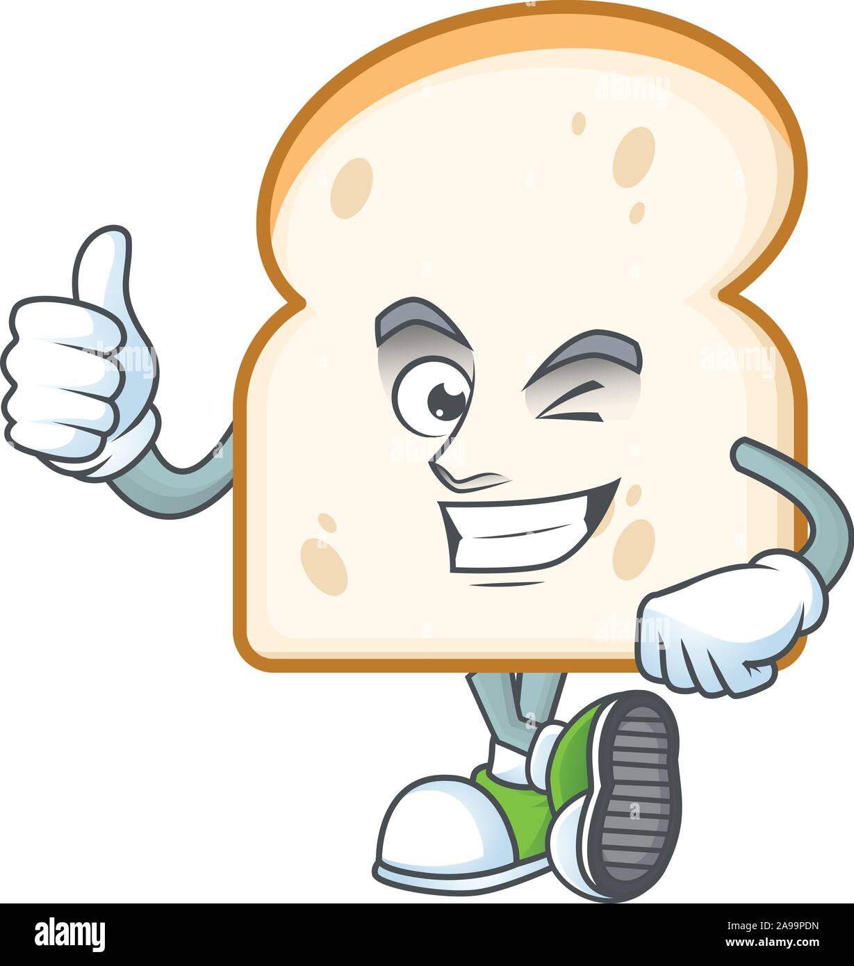 Sliced white bread good Stock Vector Images - Alamy