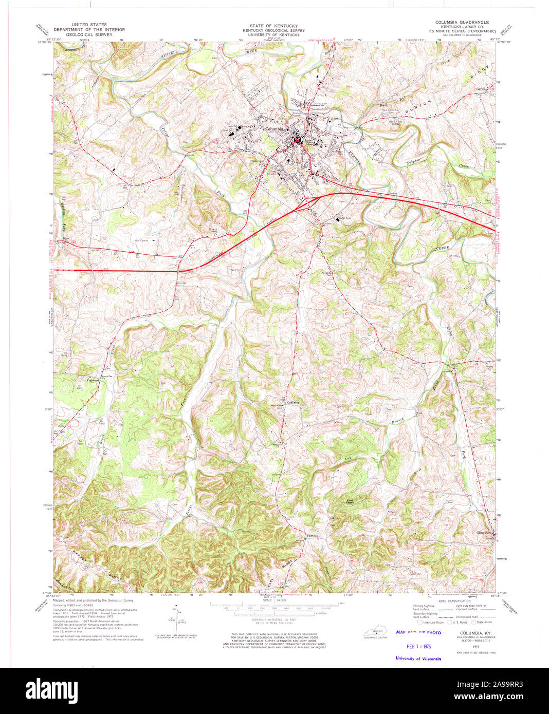 Historical columbia map Cut Out Stock Images & Pictures - Alamy