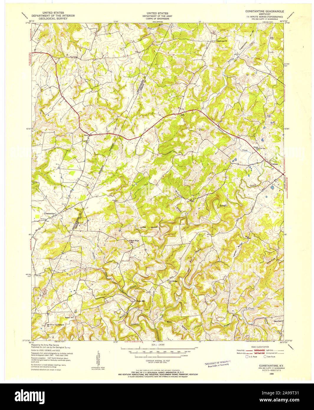 Map of constantine Cut Out Stock Images & Pictures - Alamy