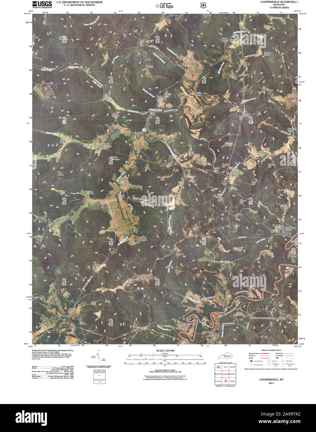 Coopersville map hi-res stock photography and images - Alamy