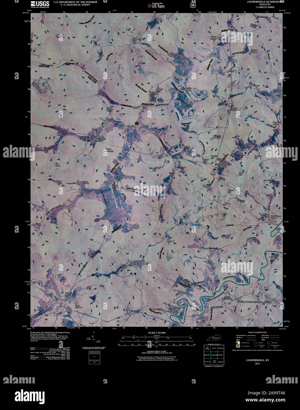 Coopersville map hi-res stock photography and images - Alamy