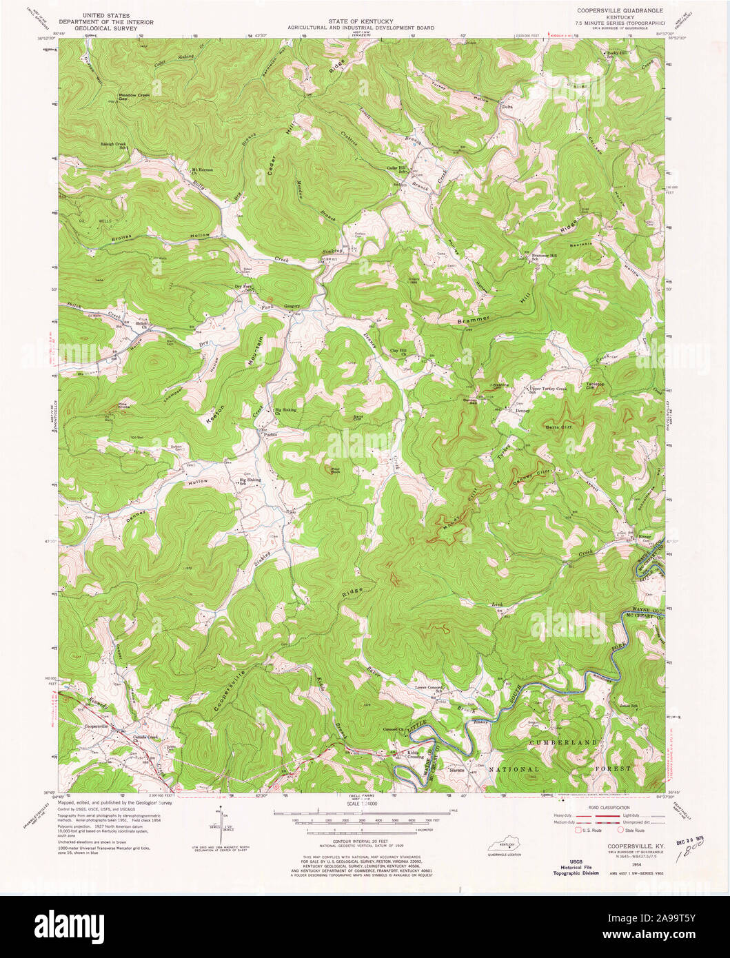 Coopersville map hi-res stock photography and images - Alamy