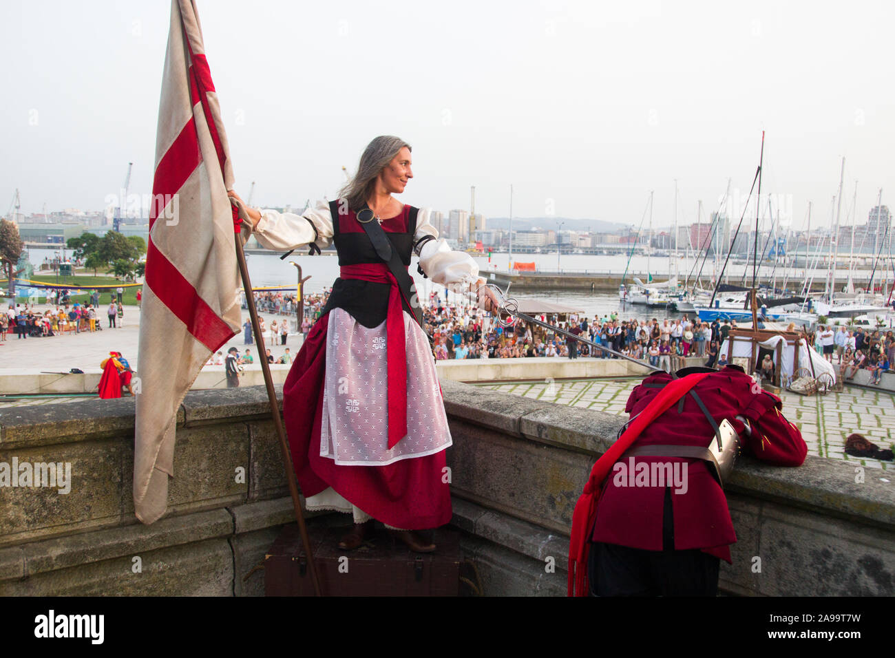 Statue of maria pita hi-res stock photography and images - Alamy