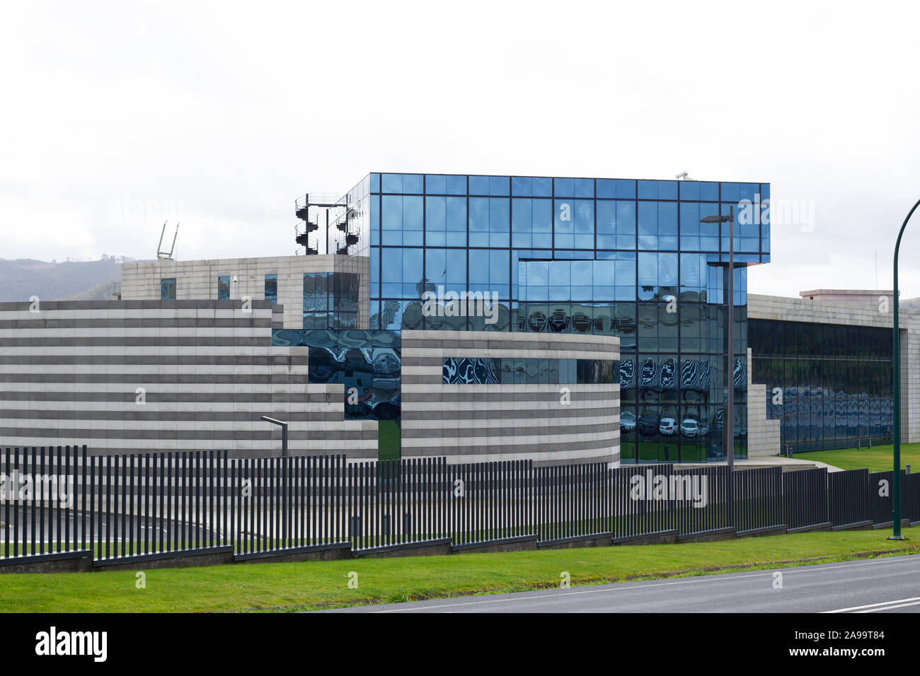 Headquarters of the Inditex fashion textile group in Arteixo, La Coruña ...