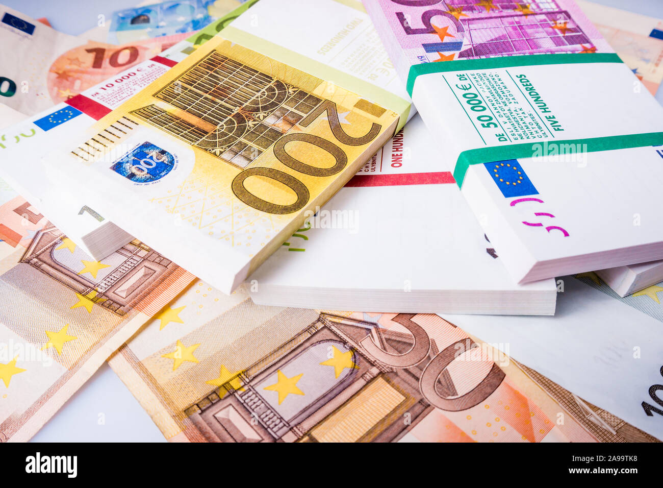 cash money. euro bills. Euro currency money Stock Photo - Alamy