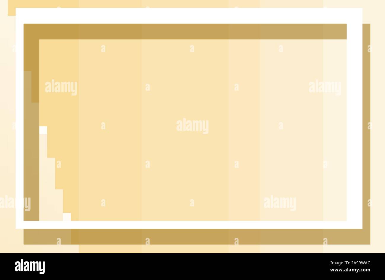 Frame template with yellow background illustration Stock Vector Image ...